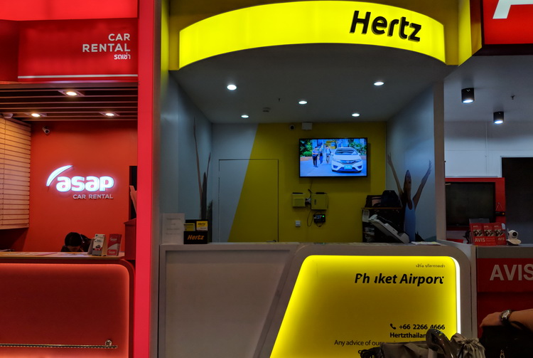 Hertz Rent-A-Car @Phuket International Airport - Phuket.Net