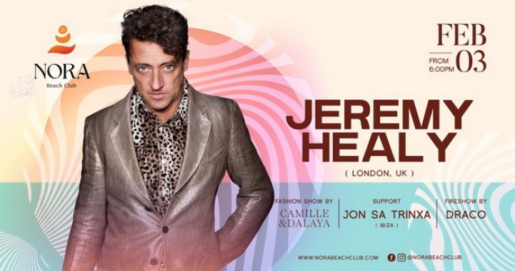 Jeremy Healy Live at Nora Beach Club, Sat 3rd Feb 2024 - What’s On ...