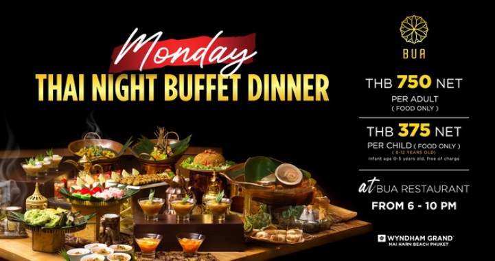 Thai Buffet Dinner at Bua Restaurant, Mon 16th Dec 2024 - What’s On ...