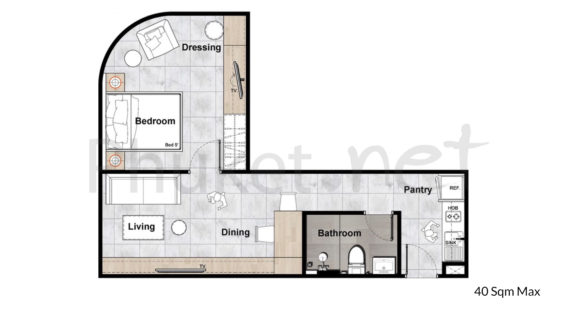 Utopia Dream U2 Condos Nai Harn - Studio - Phuket Real Estate and Property For Sale - Phuket.Net ...