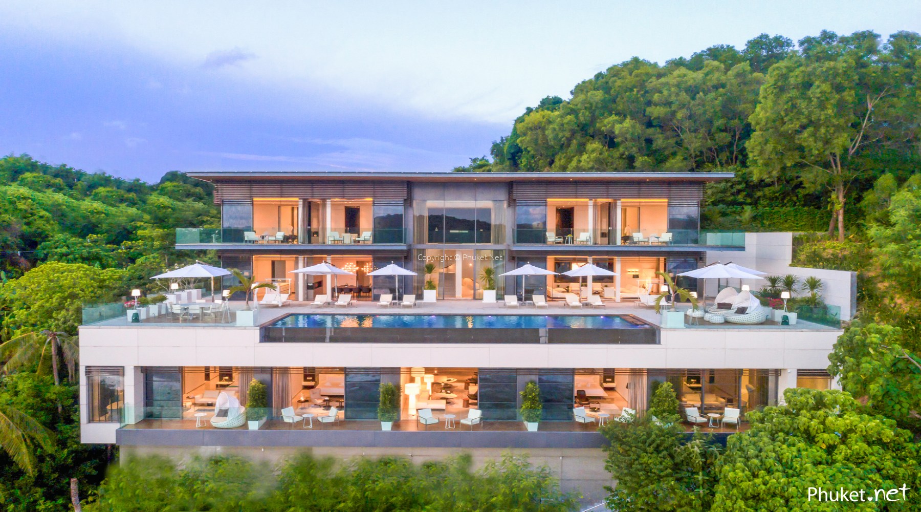 Splendid Bay View Pool Villa in Cape Panwa - 6 beds/7 baths - Phuket Real Estate and Property ...