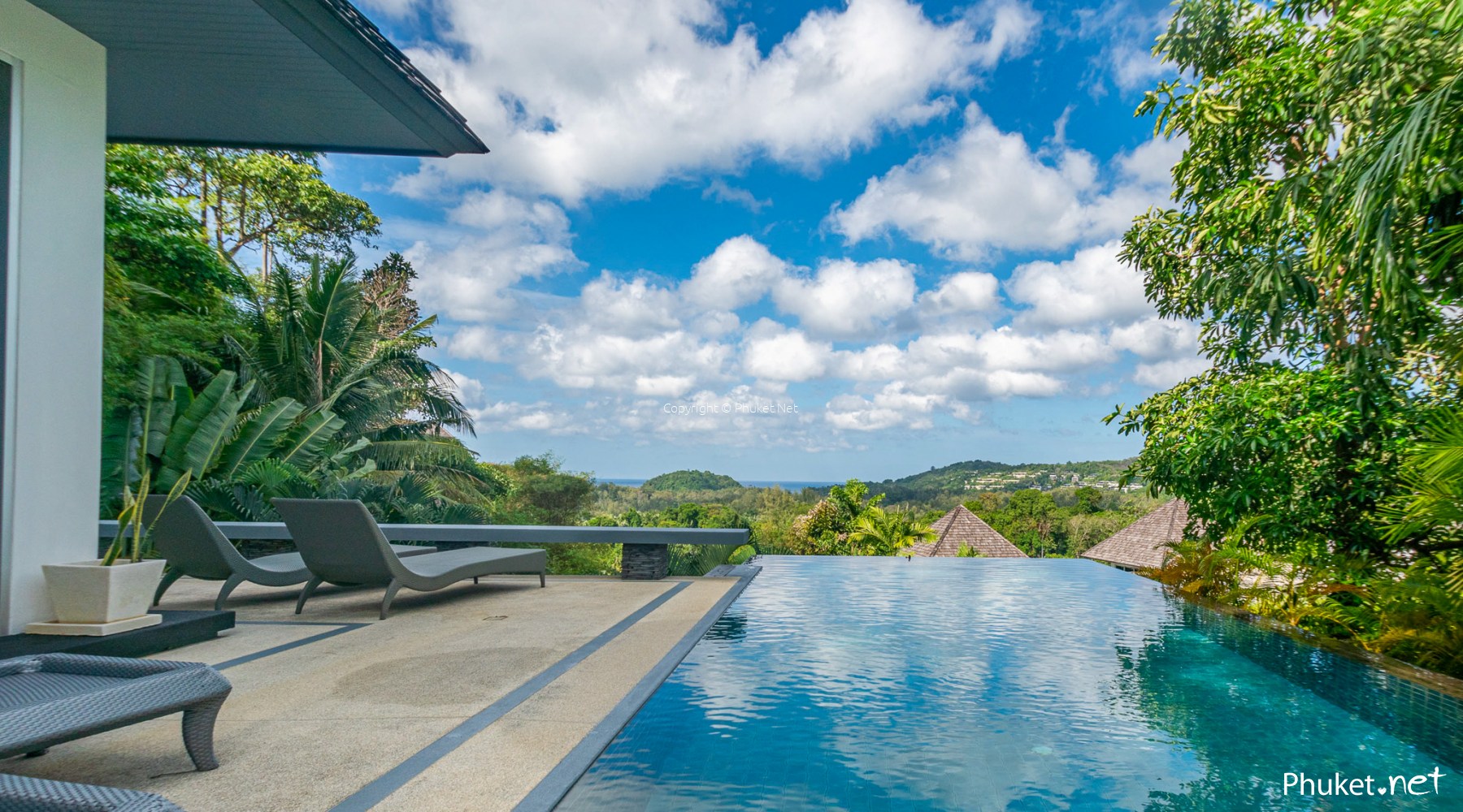3-storey Sea View Villa Overlooking the sea in Layan - 4 beds/5 baths - Phuket Real Estate and ...