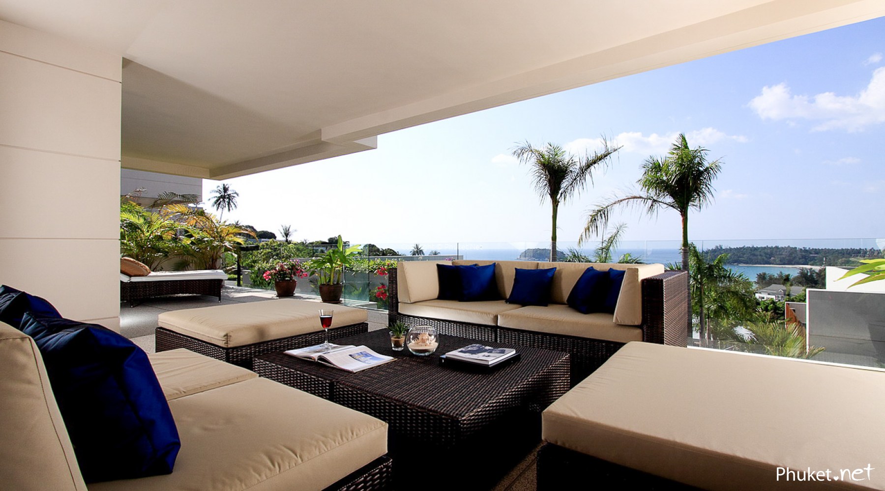 Spacious Sea View Condo in Kata - 2 beds/2 baths - Phuket Real Estate ...