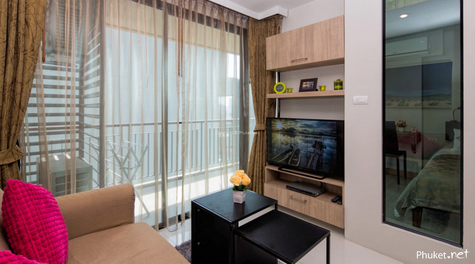 Modern Partial Sea View Condo near Patong - 1 bed/1 bath - Phuket Real ...