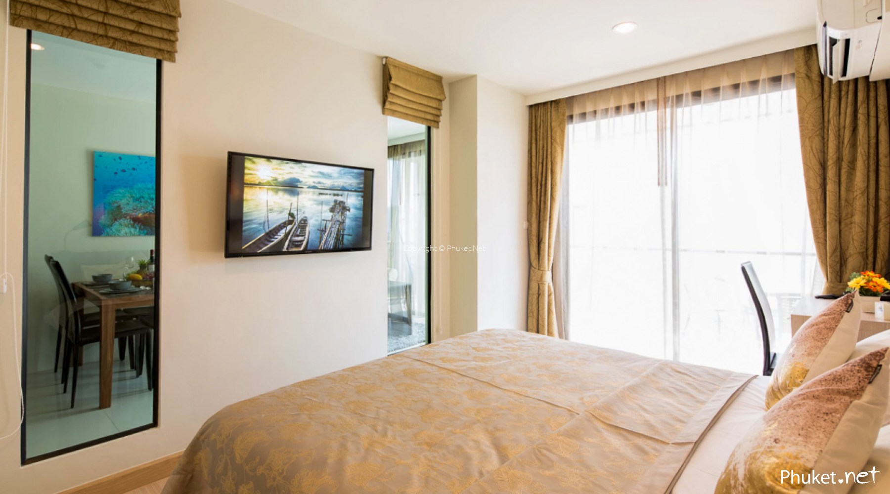 Modern Partial Sea View Condo near Patong - 1 bed/1 bath - Phuket Real ...