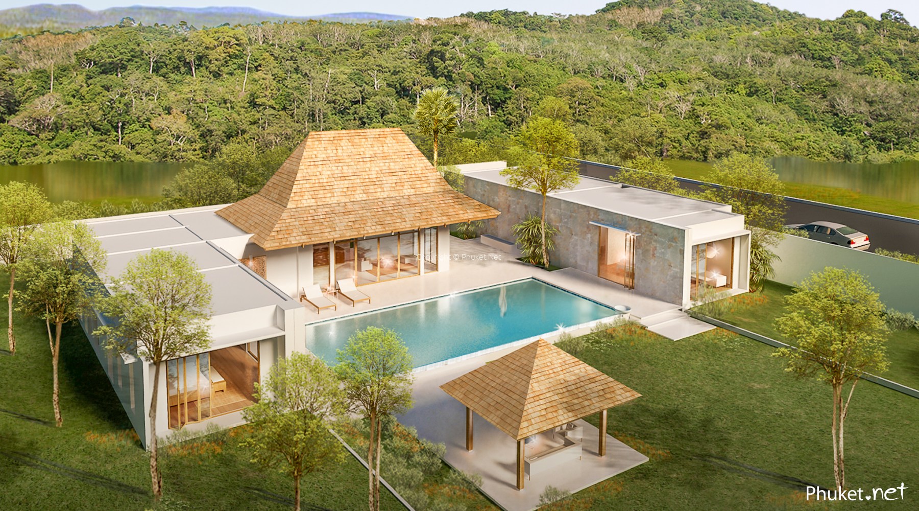 Anchan Mountain Breeze Villas Thalang - 3 beds/3 baths - Phuket Real Estate and Property For ...