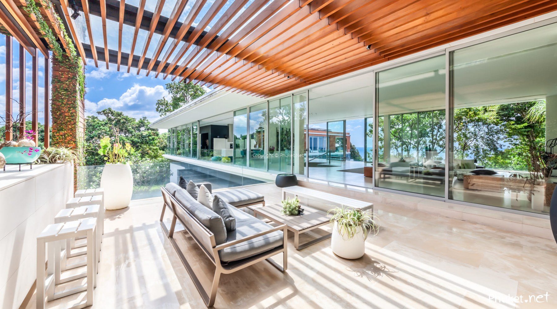 Splendid Ocean View Villa Mayavee Kamala - 4 beds/6 baths - Phuket Real Estate and Property For ...