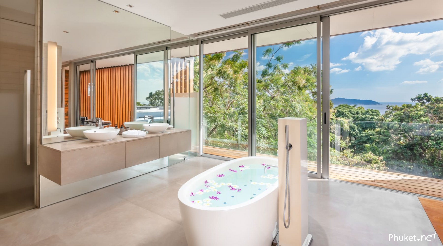 Splendid Ocean View Villa Mayavee Kamala - 4 beds/6 baths - Phuket Real Estate and Property For ...