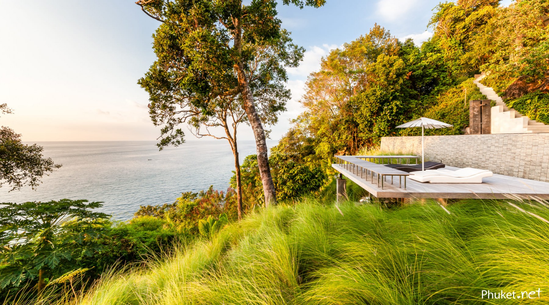 Splendid Ocean View Villa Mayavee Kamala - 4 beds/6 baths - Phuket Real ...