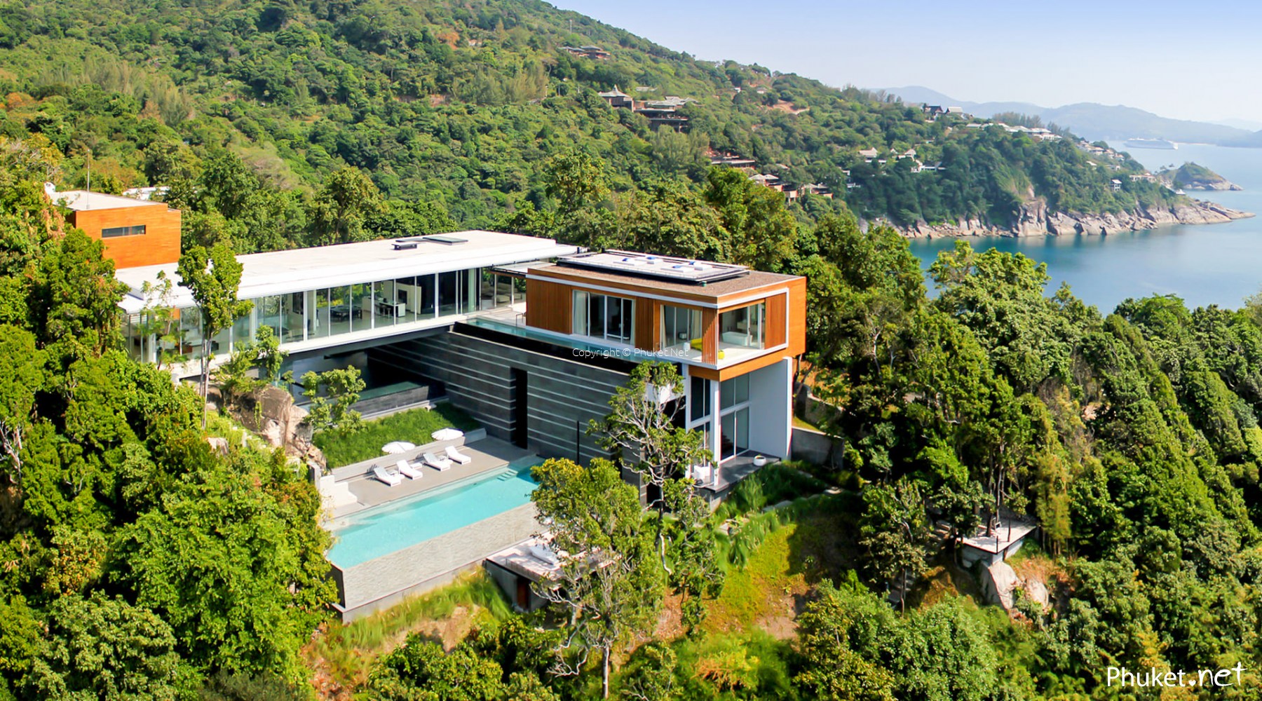 Splendid Ocean View Villa Mayavee Kamala - 4 beds/6 baths - Phuket Real Estate and Property For ...