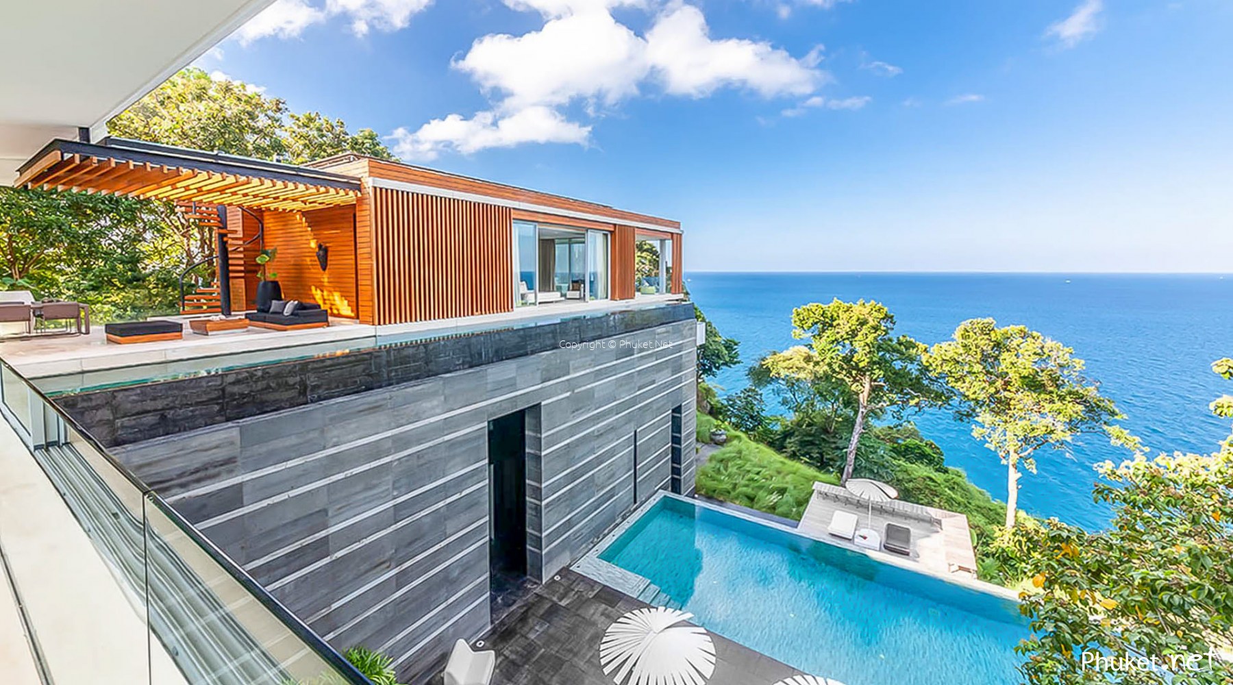Splendid Ocean View Villa Mayavee Kamala - 4 beds/6 baths - Phuket Real Estate and Property For ...