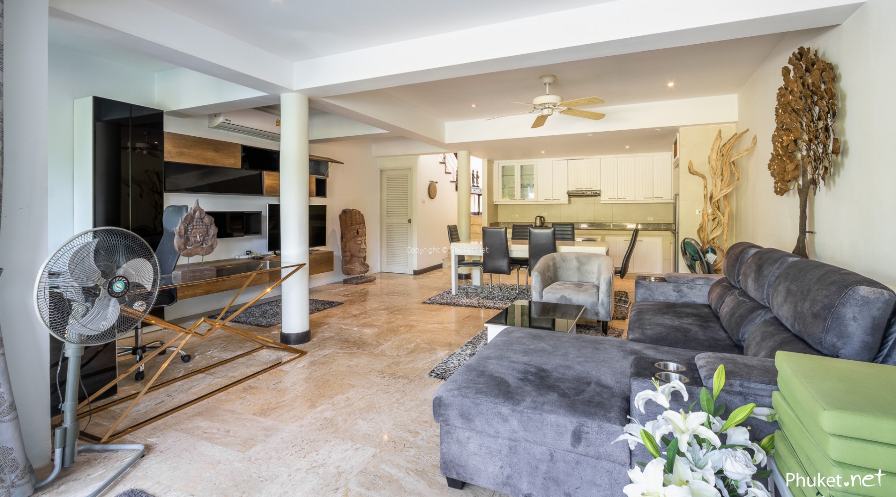 Golf Course-side Loch Palm Townhouse in Kathu - 3 beds/3 baths - Phuket ...