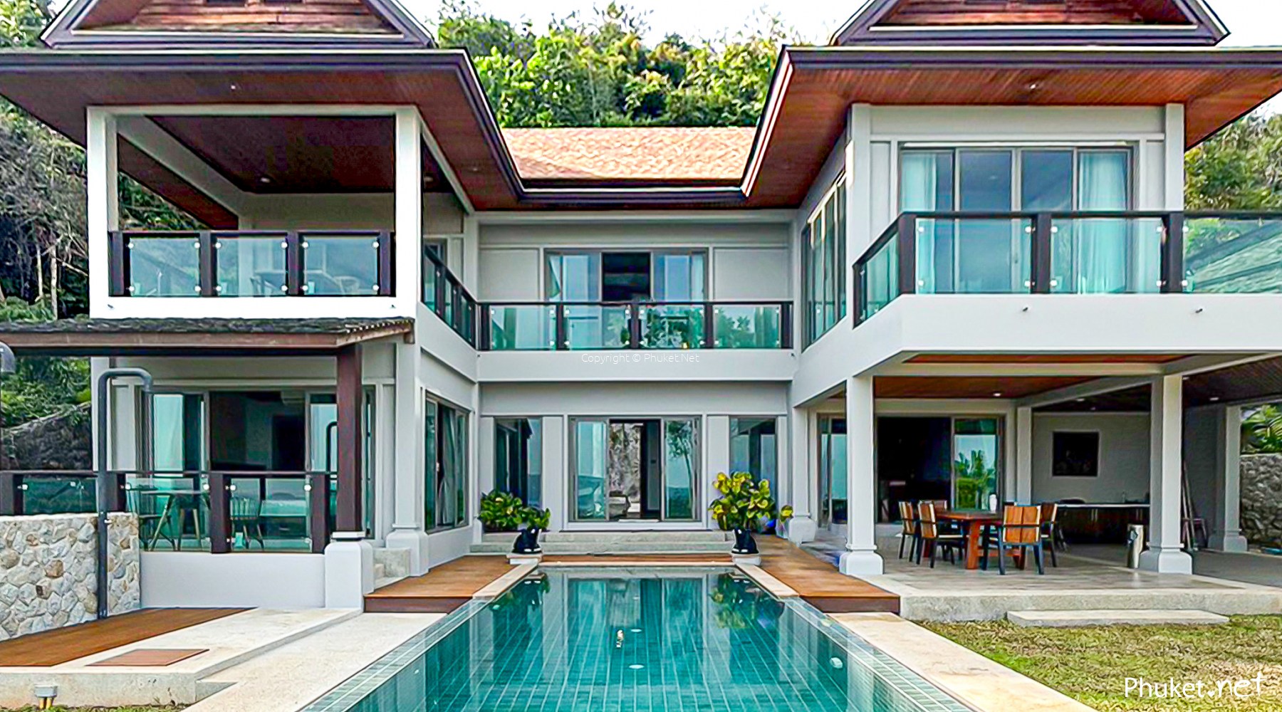 Hillside Sea View Chalong Pool Villa - 3 beds/3 baths - Phuket Real Estate and Property For Sale ...