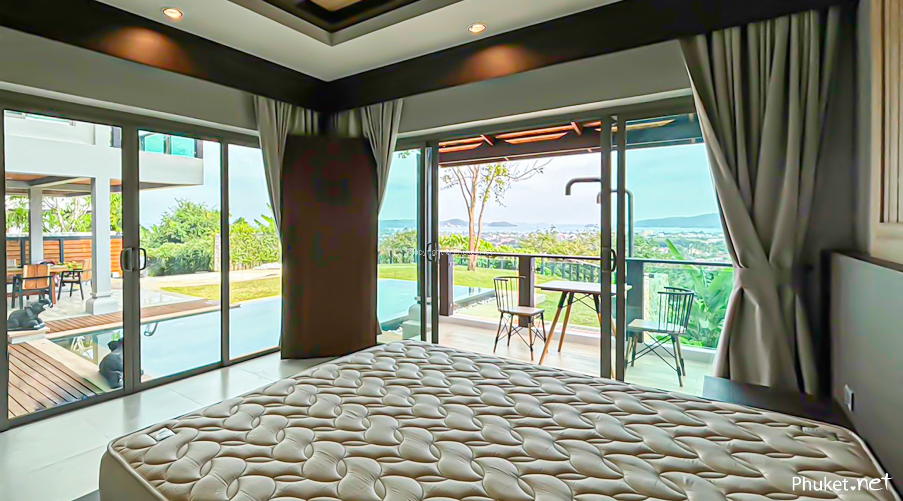 Hillside Sea View Chalong Pool Villa - 3 beds/3 baths - Phuket Real Estate and Property For Sale ...