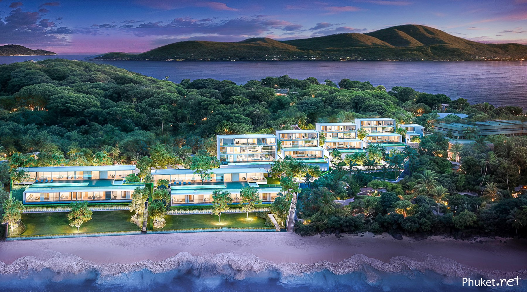 Crescent Bay Beachfront Villas Phuket For Sale - Phuket.Net