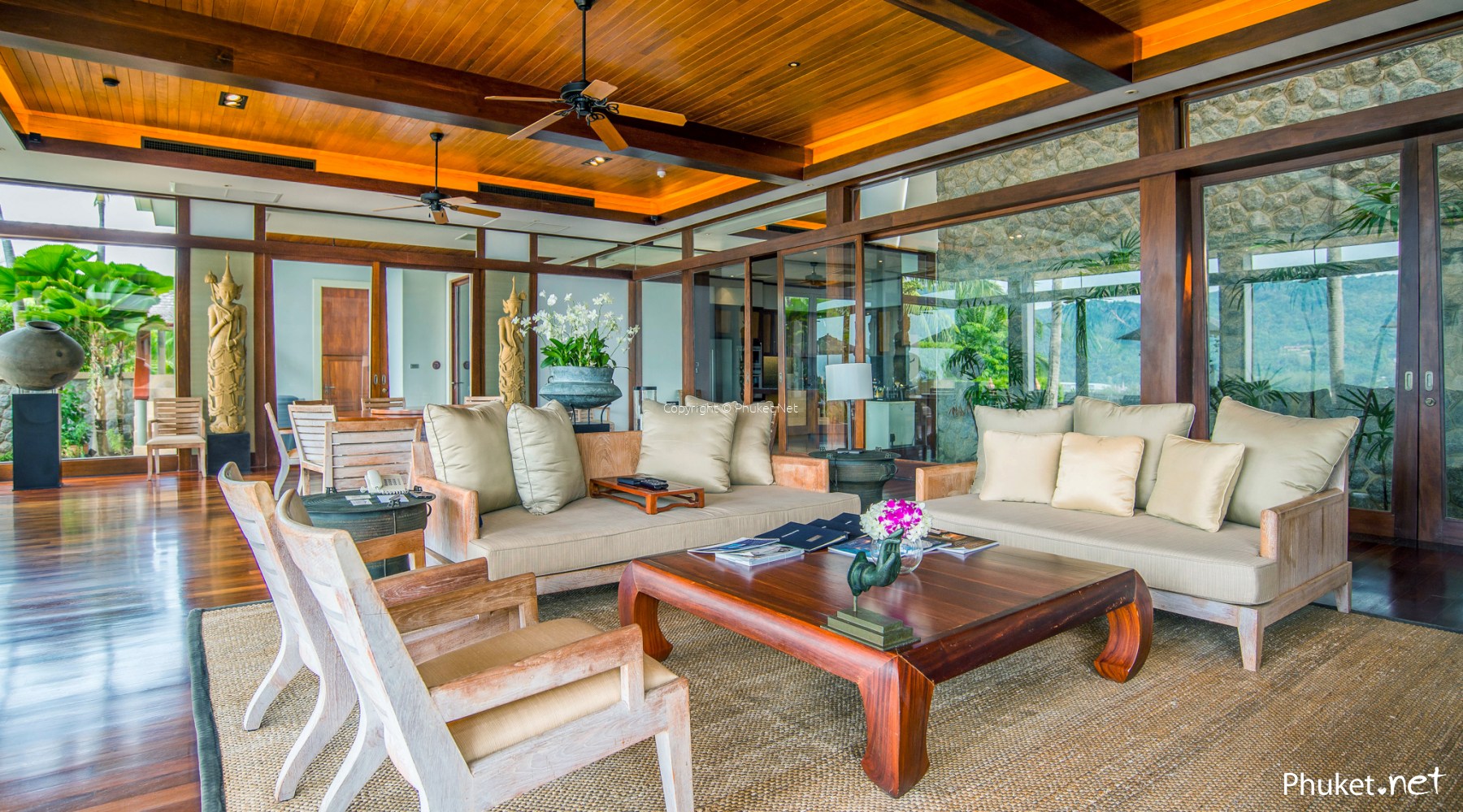 Imposing Ocean View Kamala Pool Villa - 5 beds/6 baths - Phuket Real ...