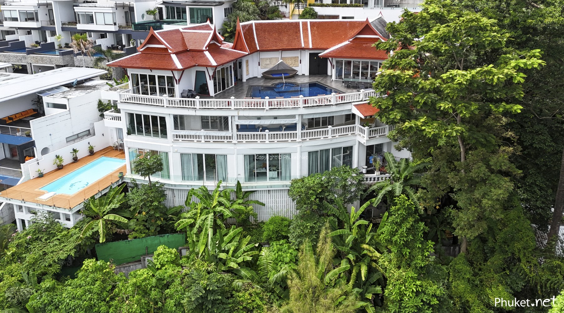 วิลล่าวิวทะเลขนาดใหญ่สไตล์ไทย ในป่าตอง - 12 ห้องนอน/12 ห้องน้ำ - อสังหาริมทรัพย์เพื่อขายในภูเก็ต ...