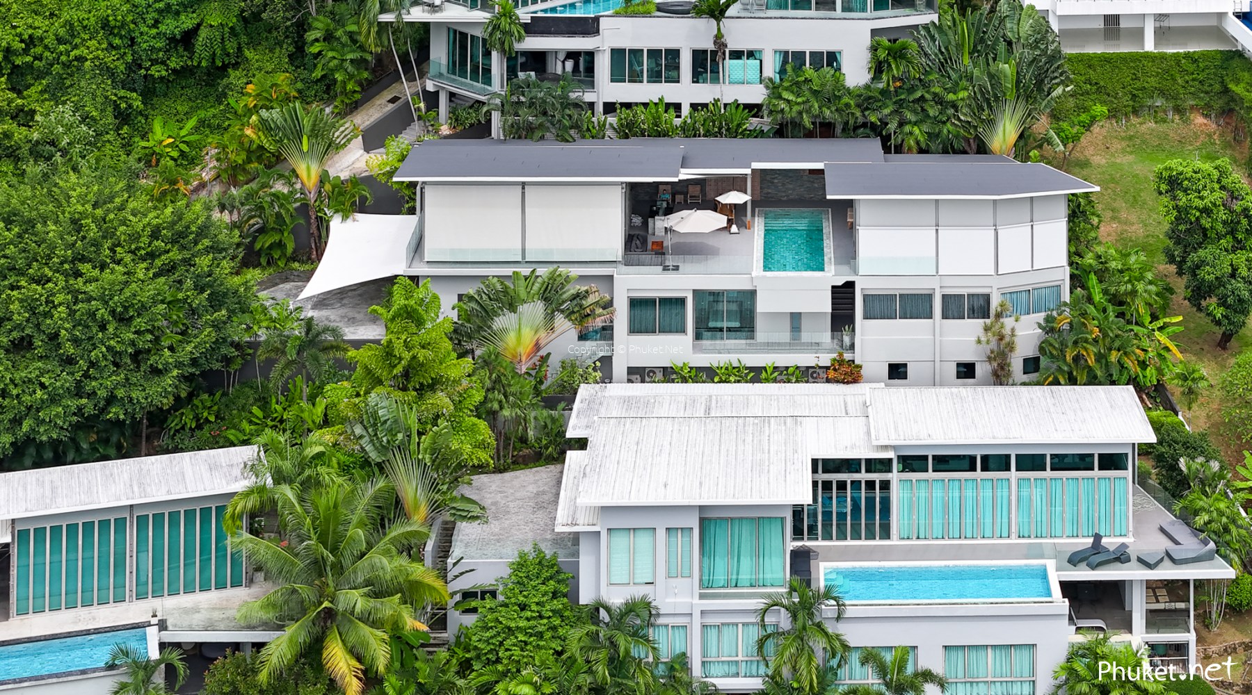 Sea View Hillside Pool Villa in Paklok - 4 beds/3 baths - Phuket Real ...